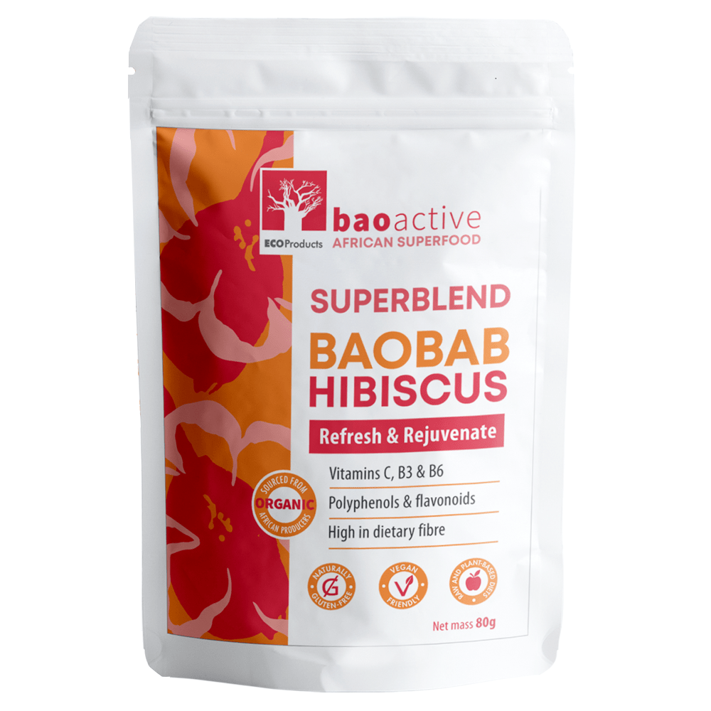 BaoActive Baobab Hibiscus Blend 80g – MediBoom!