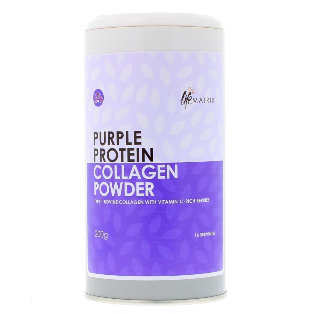 Lifematrix Purple Protein Collagen powder 200g – MediBoom!